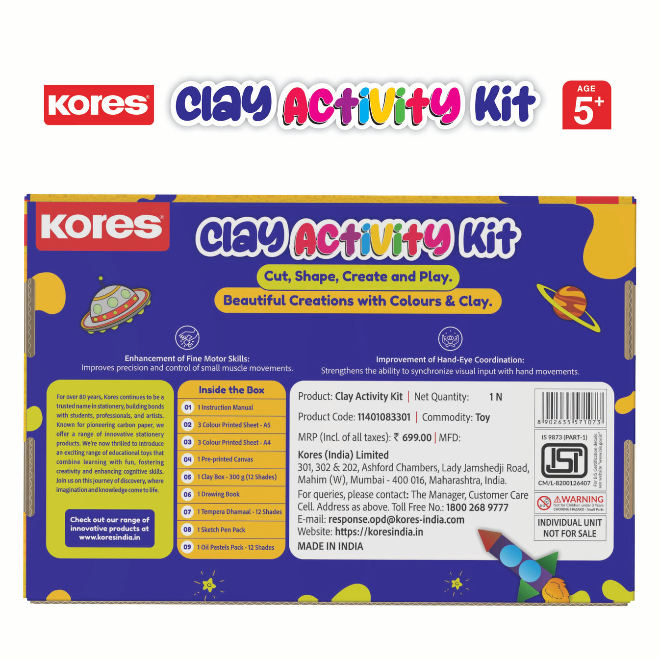 Kores Clay Activity Kit – Kores India