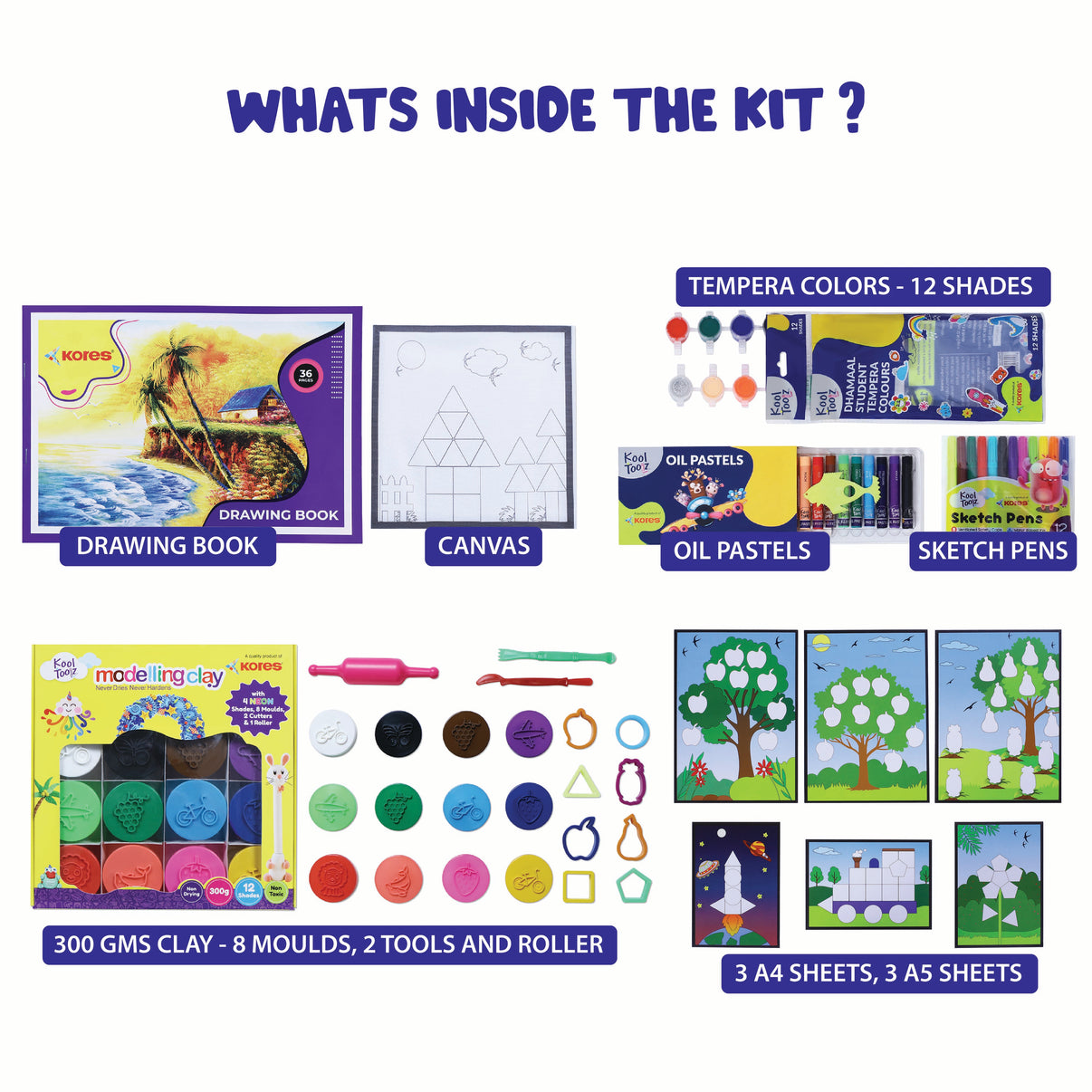 Kores Clay Activity Kit – Kores India